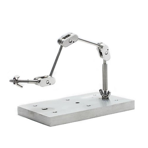 RIG-200 Medium Stainless Steel Universal Adjustable Stand Upgraded Stop ...