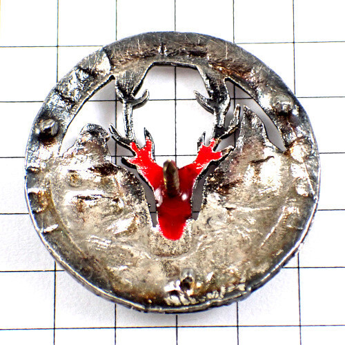 Limited Vintage Silver Hunting Pin Badge Deer Wild Boar Bear and more ...