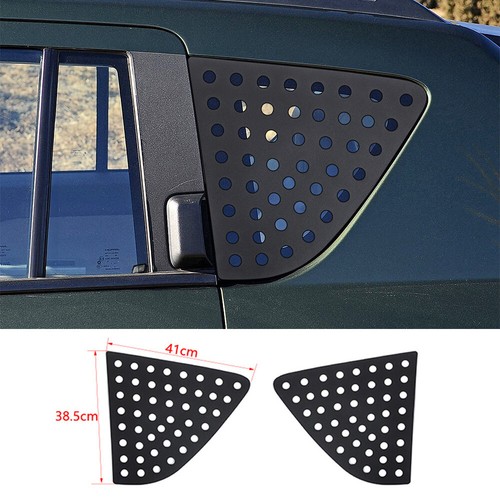 Alloy Black Rear Triangular Window Glass Plate Cover For Jeep Compass ...