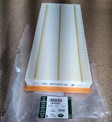 GENUINE LAND ROVER AIR FILTER DISCOVERY RANGE ROVER LR4 SPORT LR011593 ...