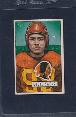 1951 Bowman #142 Eddie Saenz Reskins VG/EX 51B142-40615-1 | eBay