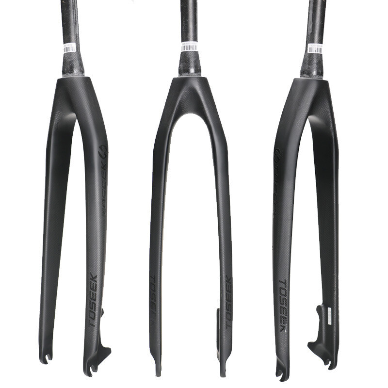 TOSEEK 26/27.5/29in Carbon Fiber Bicycle Fork MTB Bike Tapered Rigid ...
