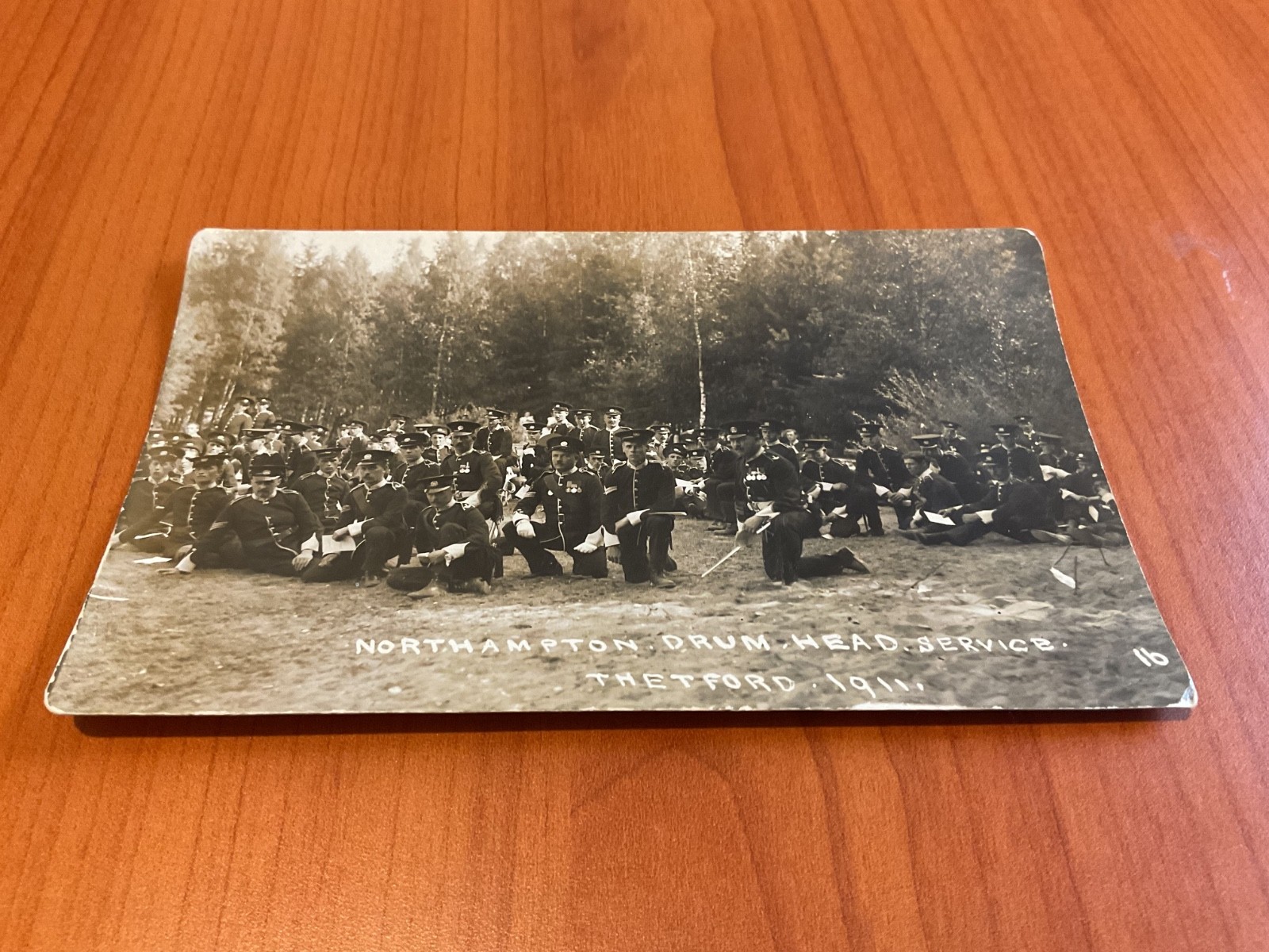 NORTHAMPTON DRUM HEAD SERVICE THETFORD POSTCARD c1911 | eBay UK