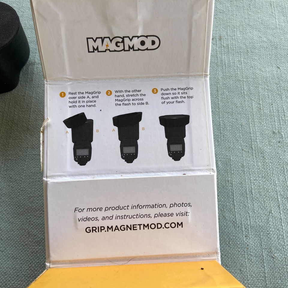 MagGrip MagMod Original Magentic Flash Grip Open Box Modifier System ...
