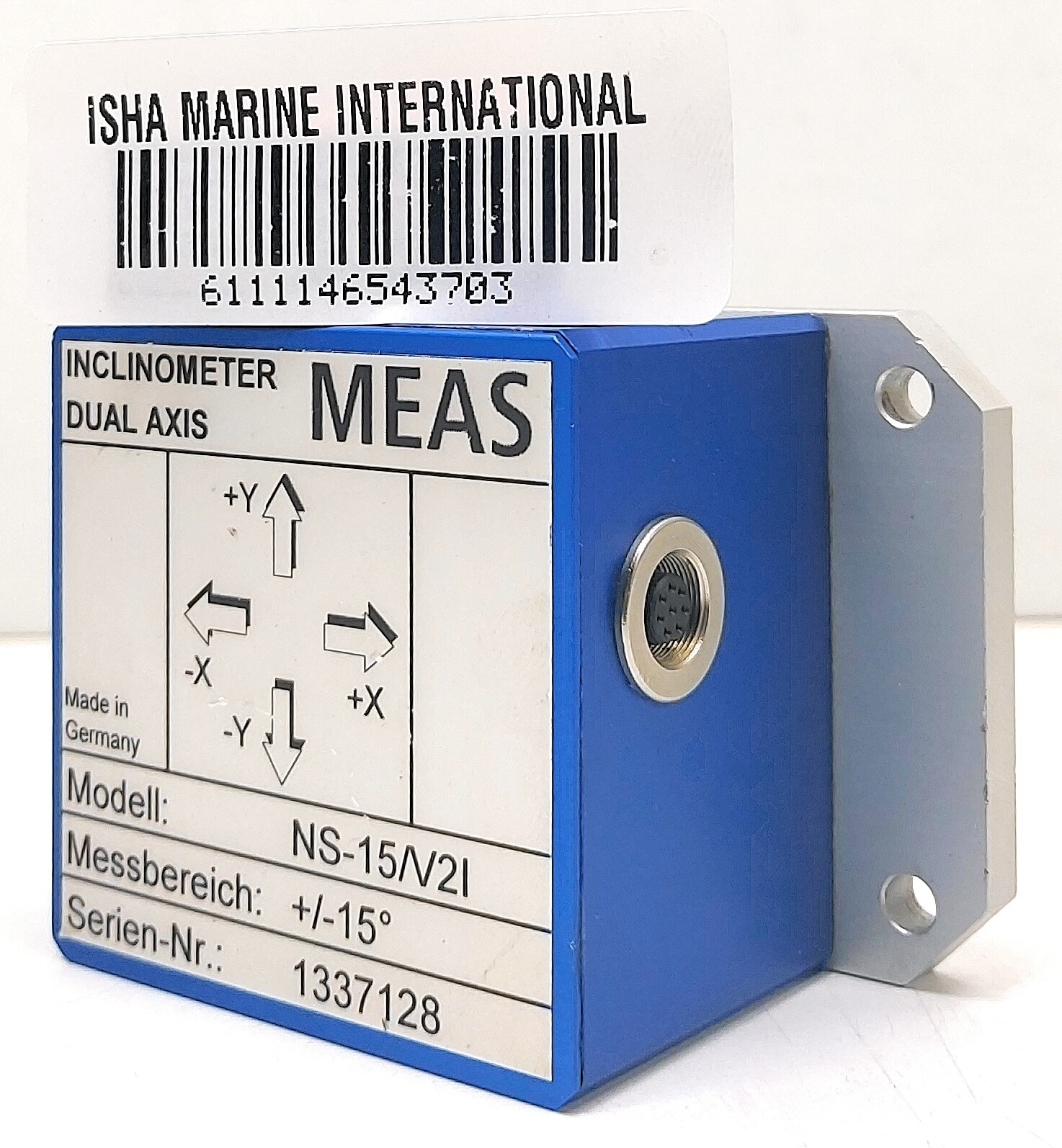 MEAS Inclinometer Dual Axis NS-15/V21 for sale online | eBay
