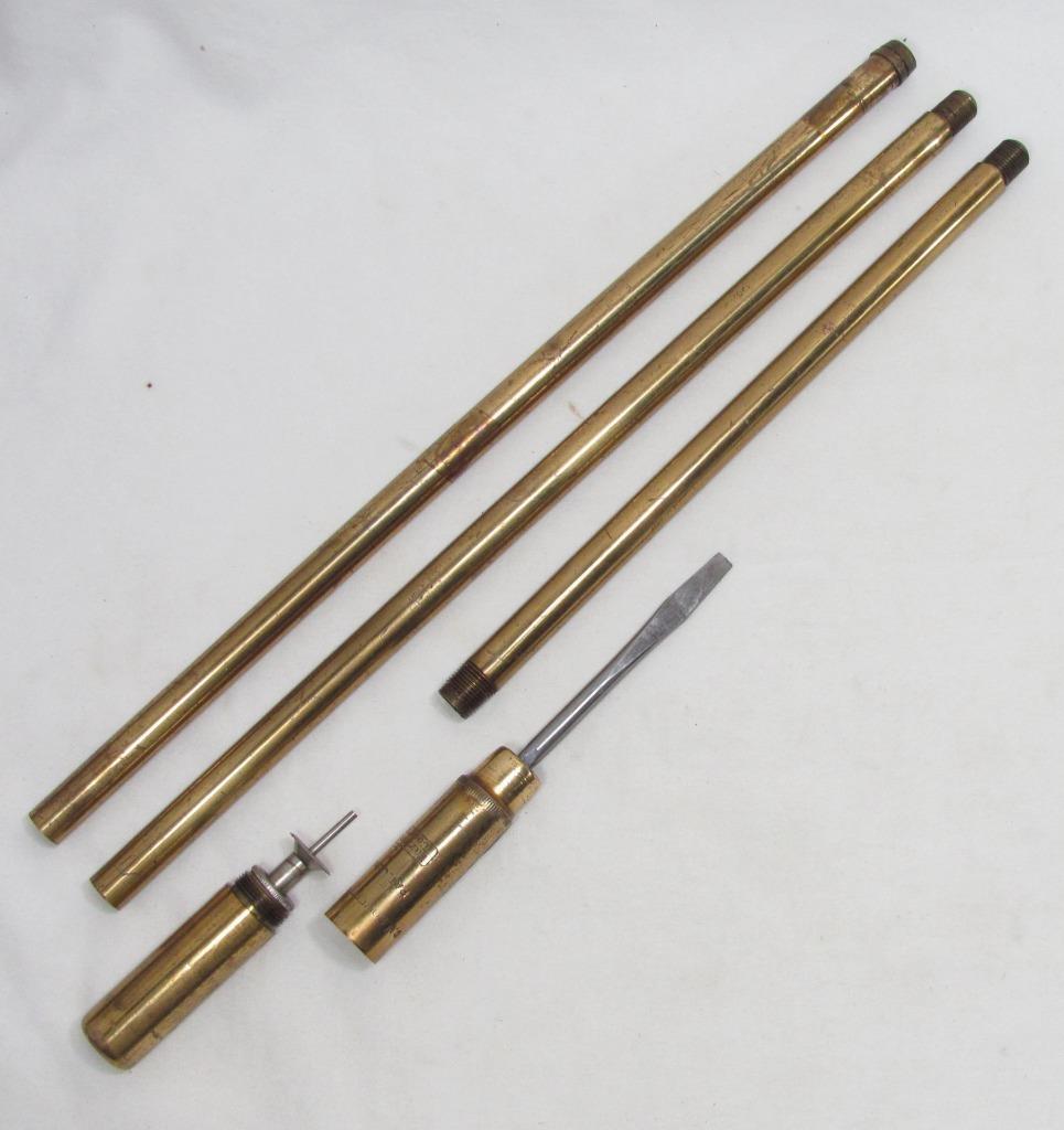 VTG CM Powers Gun Cleaner Faries Brass Shotgun Cleaning Rod Oil Can ...