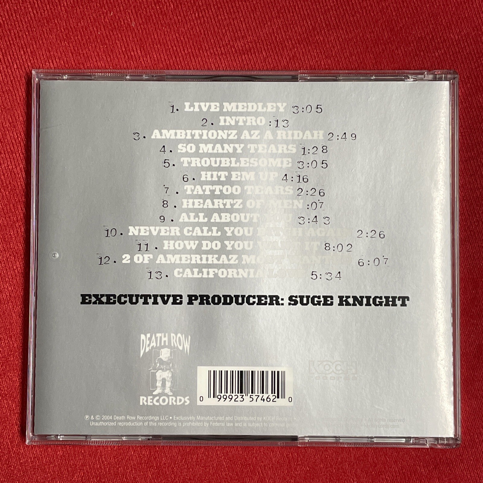 2Pac Live [PA] [Slipcase] by 2Pac (CD, Jun-2004, Death Row (USA ...