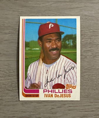 1982 MLB Topps Traded Baseball | Ivan DeJesus | #27T | Philadelphia ...