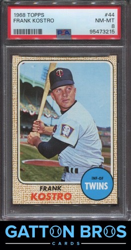 1968 Topps Frank Kostro #44 PSA 8 NM-MT | eBay