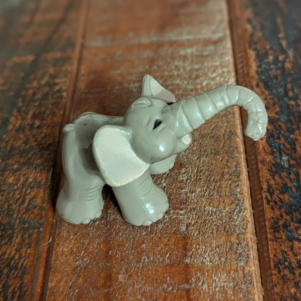 Elephant PVC Toy Figure | eBay