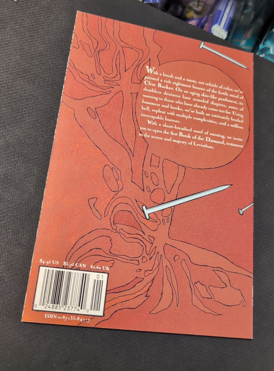 Clive Barker's Book of the Damned: A Hellraiser Companion #1 (Marvel ...