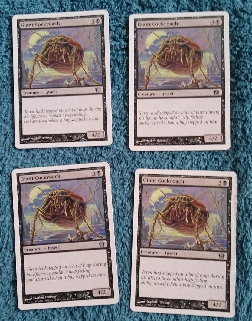 MTG 8TH GIANT COCKROACH COMMON X4 LP | eBay