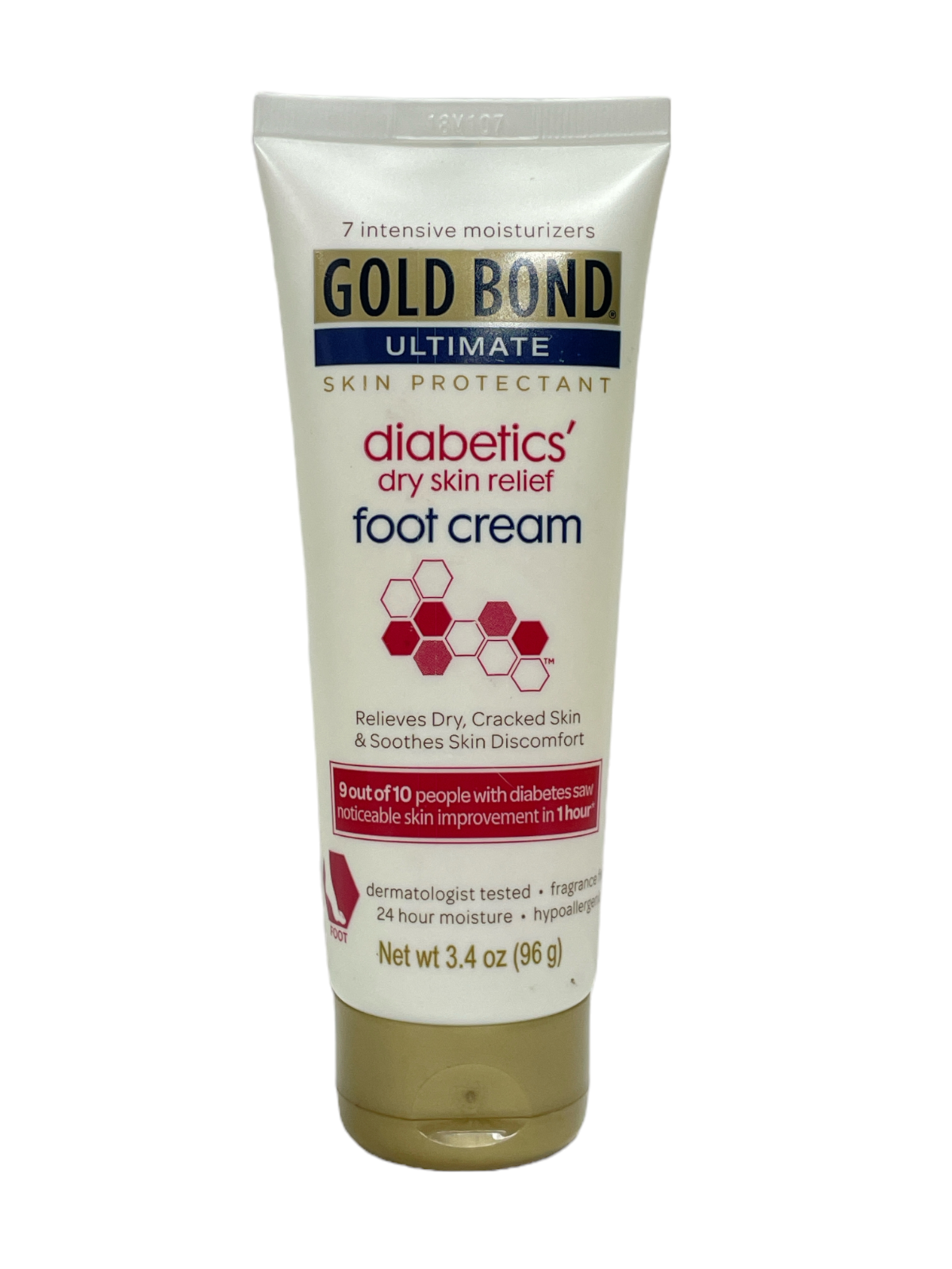 Gold Bond Ultimate Diabetics Dry Skin Relief Foot Cream (3.4oz/96g) NEW ...