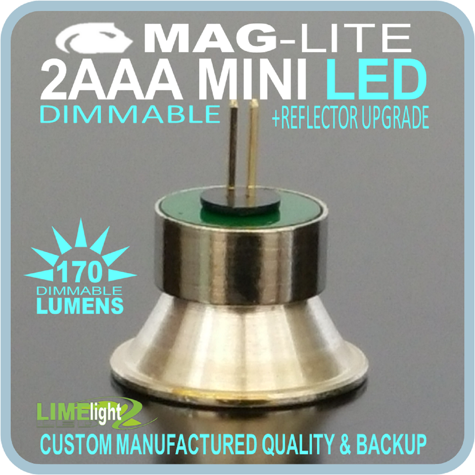 MAGLITE LED UPGRADE CONVERSIONS 2400LM GLOBE BULB TORCH FLASHLIGHT ALL ...