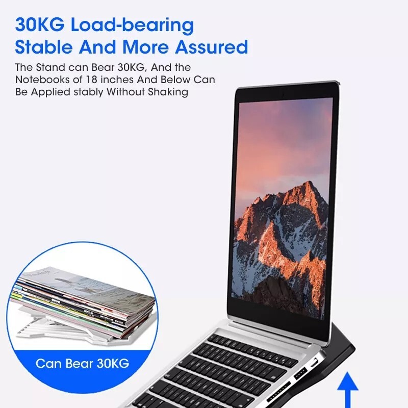 Adjustable Multi-Angle Rotating Laptop Stand Holder Portable compatible ...