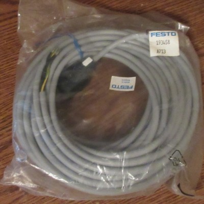 Festo 193458 KMF-1-24-10-LED Plug and Cable Assembly New Sealed Package ...