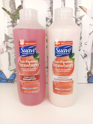 Lot of 2 Suave Sun Ripened Strawberry Energizing set Shampoo ...
