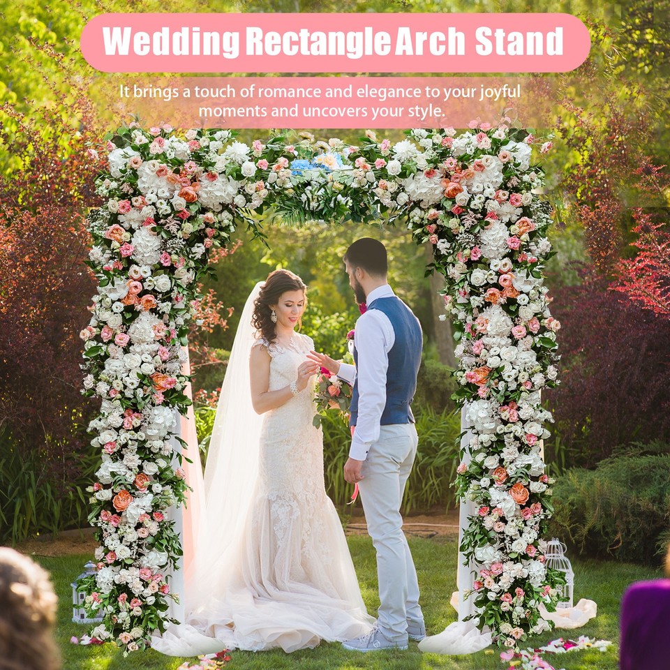 Metal Wedding Flower Stand, Free Standing Backdrop Stand, Gold Flower ...