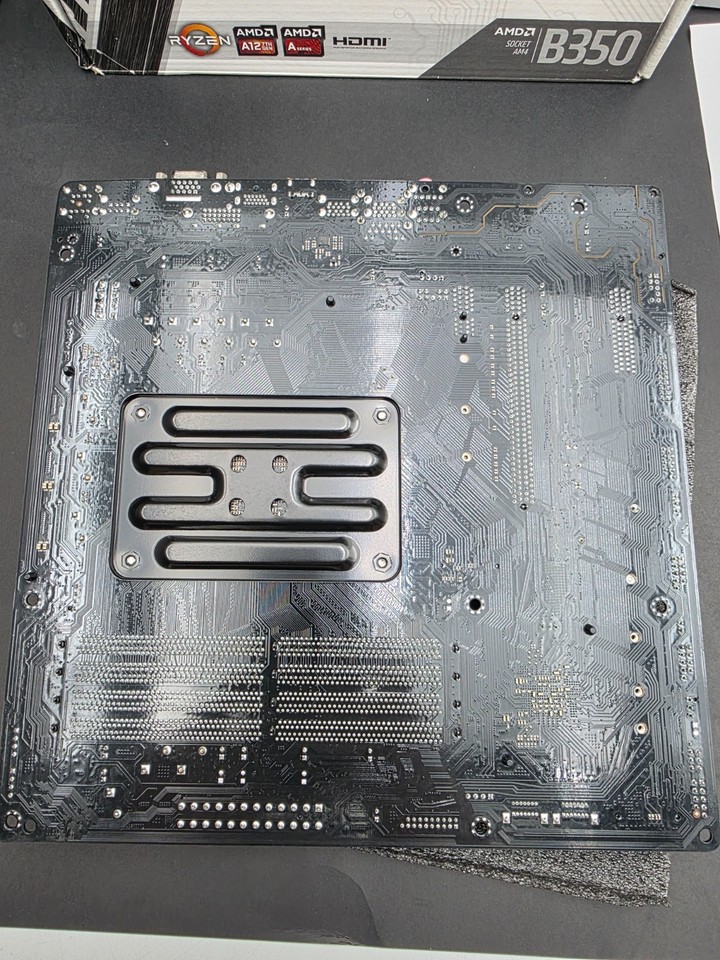 ASRock AB350M Pro4 AM4 AMD B350 Micro ATX AMD Motherboard NEW Old Stock ...