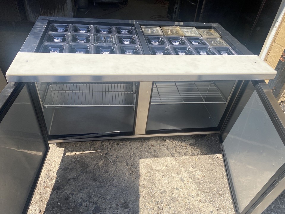 True Mega Top 60” Sandwich Prep Table, Excellent! | eBay