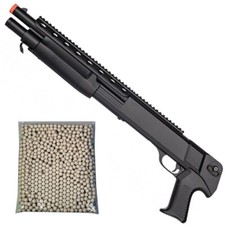 Bullpup Pump Action Airsoft Shotgun Uzi Hybrid Spring Rifle Gun SMG 6mm ...