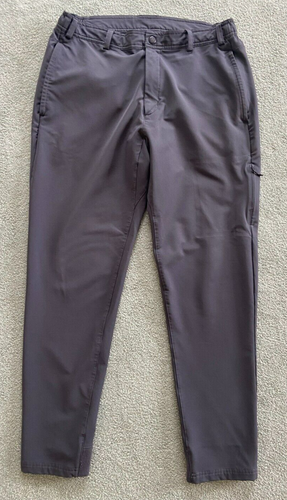 MACK WELDON Radius Flex Men Med Gray 5 Pockets w/ zipper Stretch 34x30 Pants | eBay