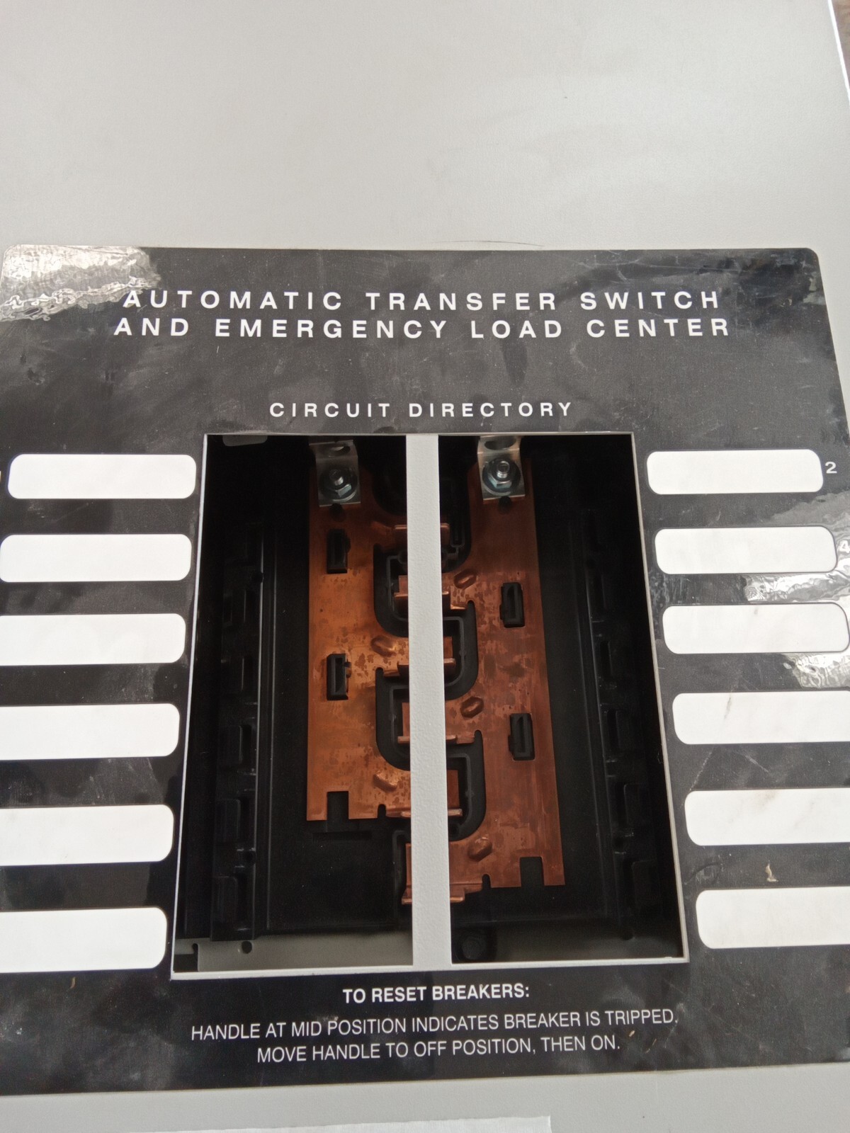 Generac automatic EZ transfer switch 100A , 240VA, 0H6381 Rev A, MISS ...