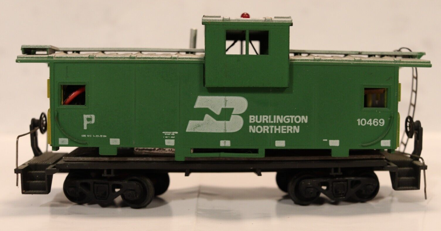Vintage HO Athearn Burlington Northern Wide Vision Caboose BN #10469 ...