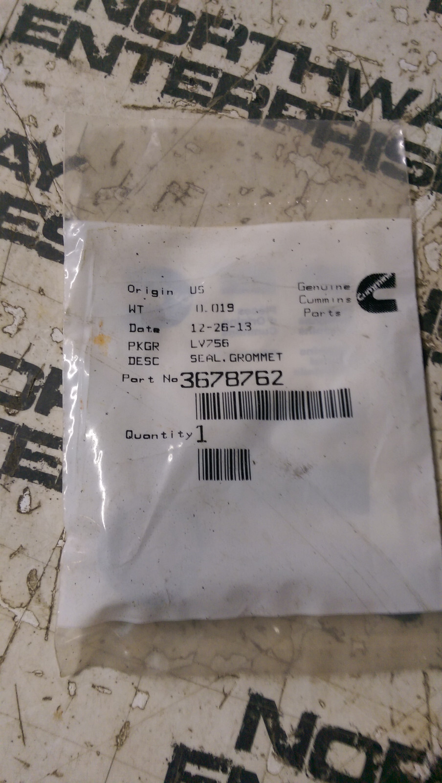 3678762 CUMMINS GROMMET SEAL | eBay