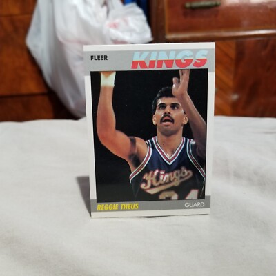 Reggie Theus 1987-88 Fleer Basketball Card #105 Sacramento Kings | eBay