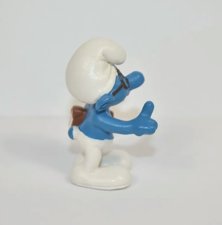 Smurfs Brain Figure Schleich Peyo 2010 Made In Germany | eBay Australia