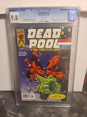 Marvel Comics DEADPOOL # 42 CGC 9.8 ! 1997 Series vol 1 ! wolverine X ...