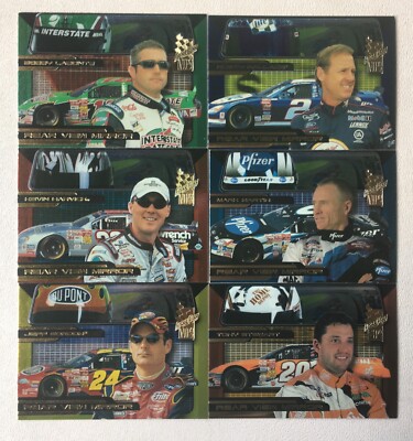 2002 VIP Rear View Mirror 6-Card NASCAR Insert Set | eBay