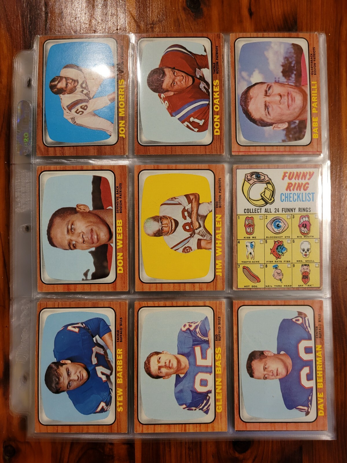 1966 Topps Football Cards Complete Set In Sheets W/Binder, VG-EX-NM | eBay