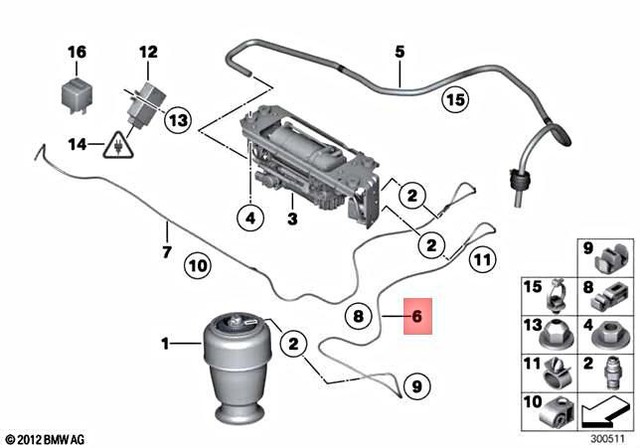 BMW 37206793277 Genuine OEM Air Tube for sale online | eBay
