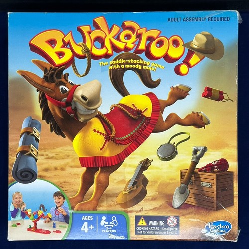 Buckaroo by Hasbro Gaming The Saddle-Stacking Game! 2014 Missing ...
