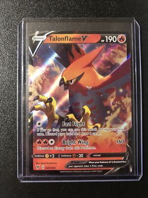 Pokémon TCG Talonflame V Vivid Voltage 029/185 Regular Ultra Rare Pack ...
