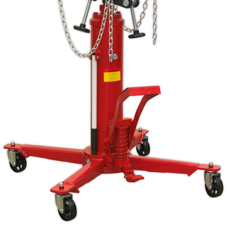 Sealey Transmission Jack 0.8T Vertical Telescopic Hydraulic Gearbox ...