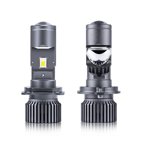 100W H4 Mini Bi-LED Projector Lens 50000LM Hi/Lo Headlight Kit Retrofit ...