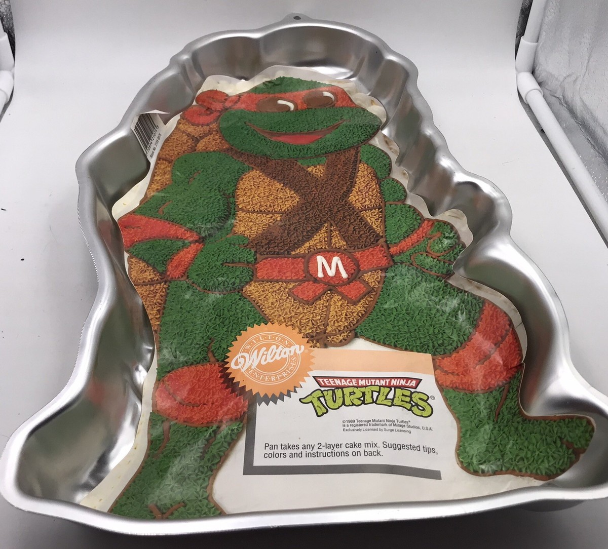 Unused Vintage Wilton Teenage Mutant Ninja Turtles Cake