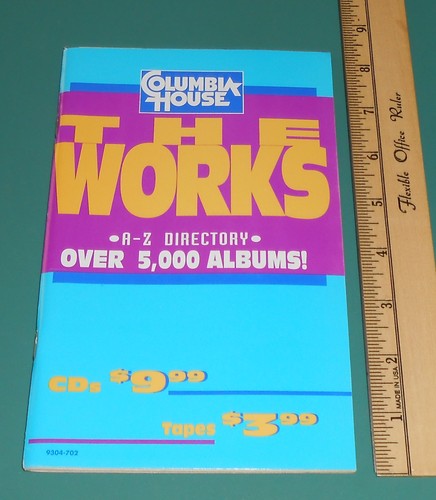 Vtg 1993 COLUMBIA HOUSE Catalog CD Music History Nirvana ACDC Rock ...