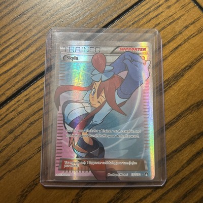 Pokemon Card TCG Skyla XY Breakpoint 122/122 Holo Full Art Ultra Rare ...