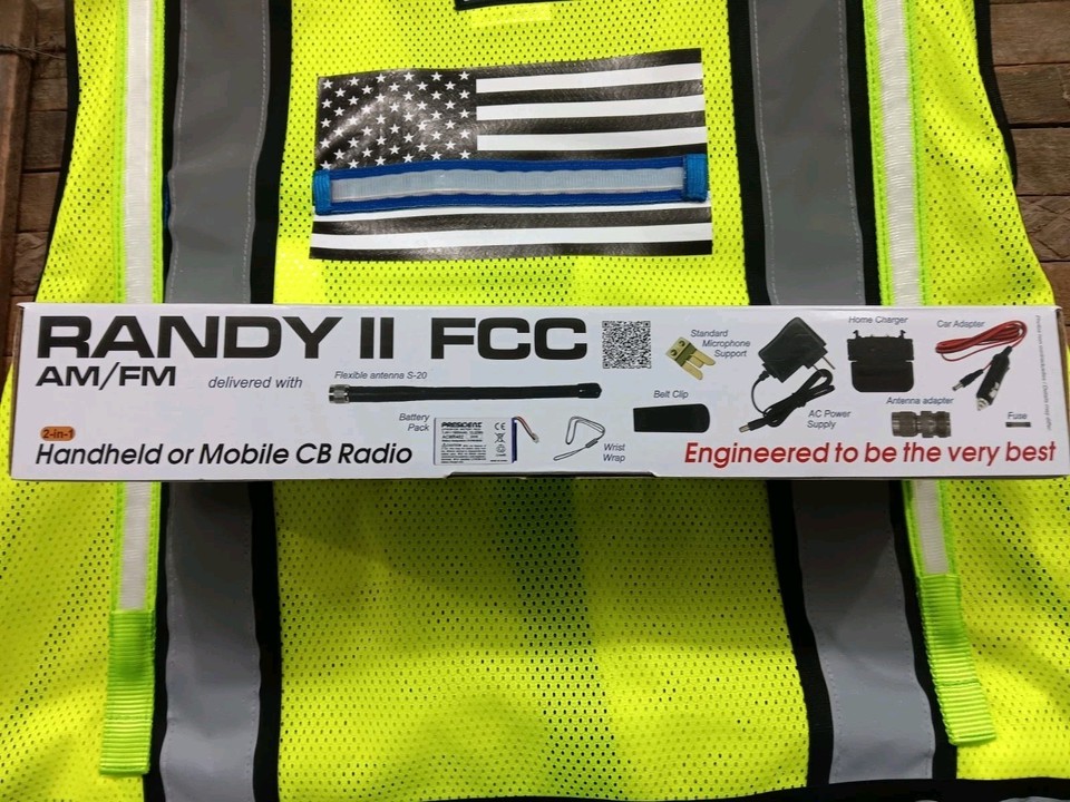President Randy II FCC AM/FM Handheld or Mobile CB 40 Channel Radio. | eBay