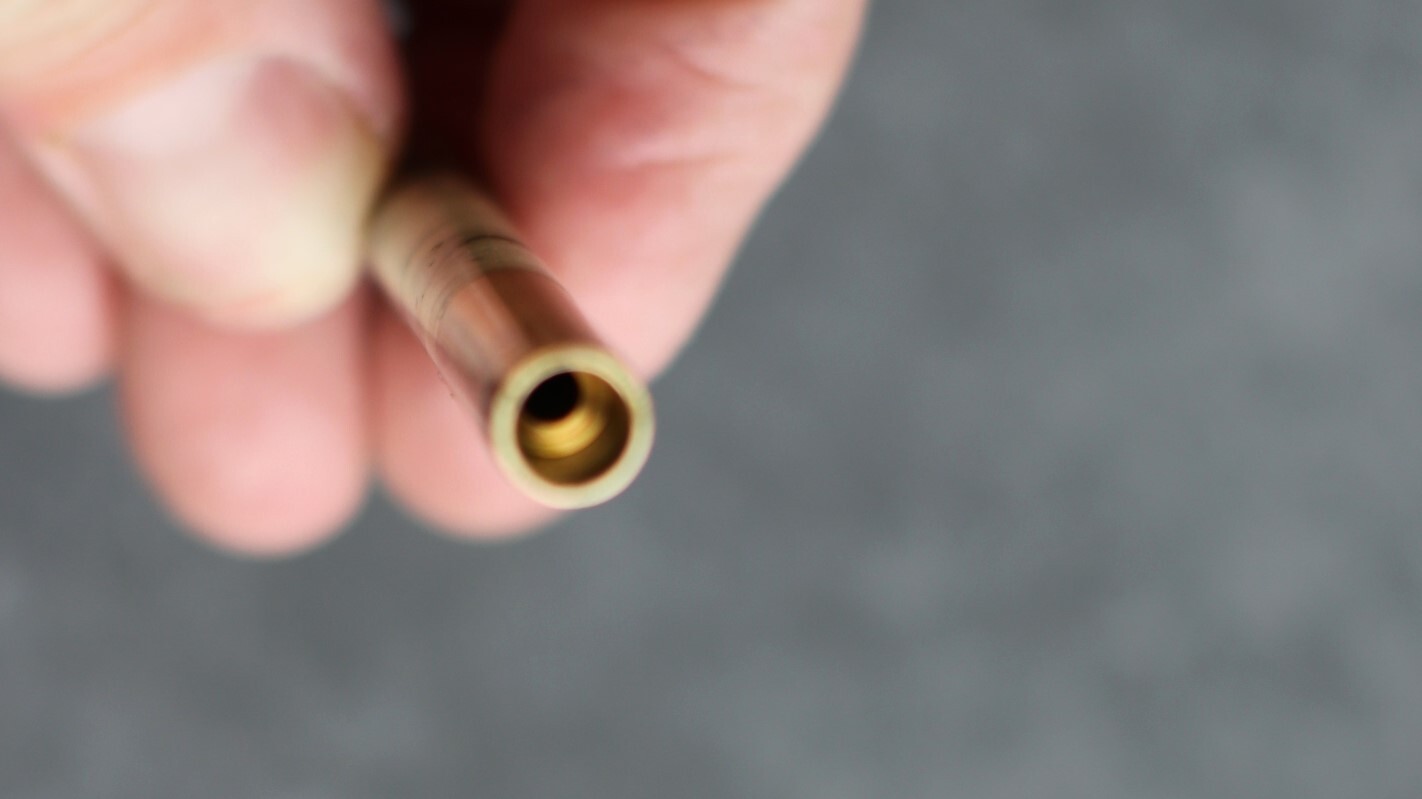 3" Brass Bat-One Hitter Pipe-Designed for 4" Dugouts-Unique Resin ...