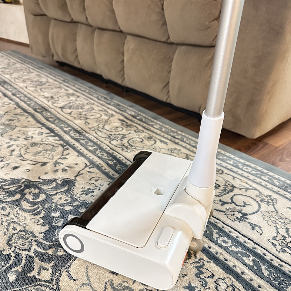 Ultra Light Sweep Turbo Powered Cordless Rechargeable Sweeper Broom 120 ...