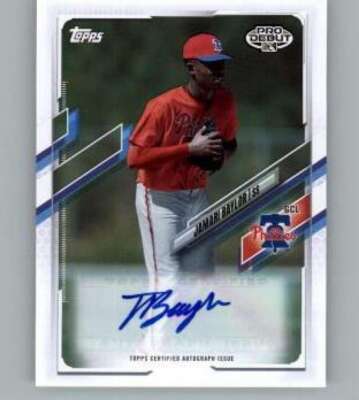 2021 Topps Pro Debut Autograph #PD-149 Jamari Baylor RC Rookie AUTO GCL ...