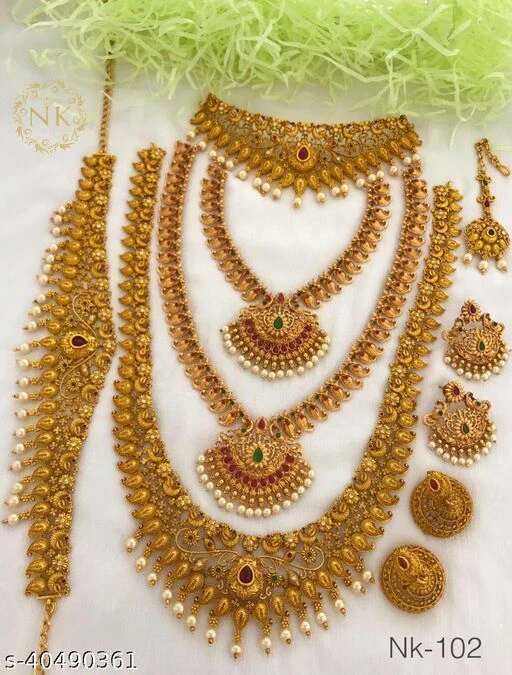 Gold Bridal Jewellery Sets With Price
