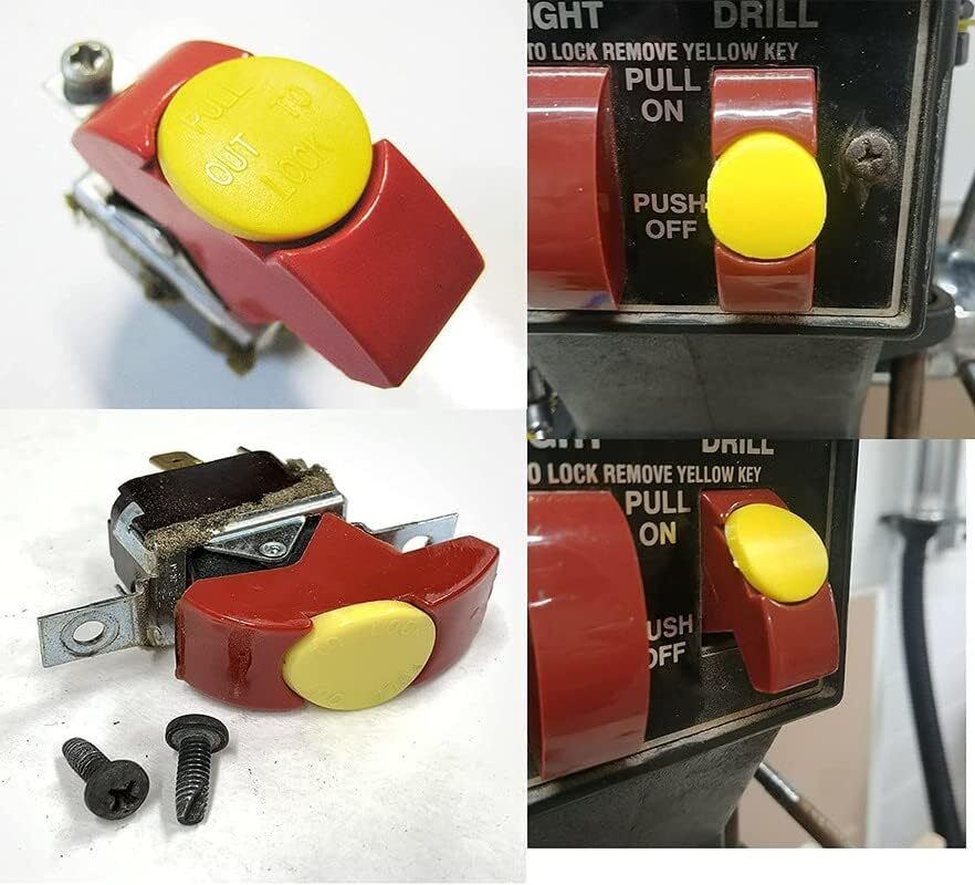 Yellow Safety Switch Key Compatible with Craftsman Radial Arm Jointer ...