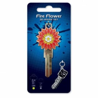 Fire Flower 3D House Key Blank - LW4 - Uncut - Collectable - Locks ...