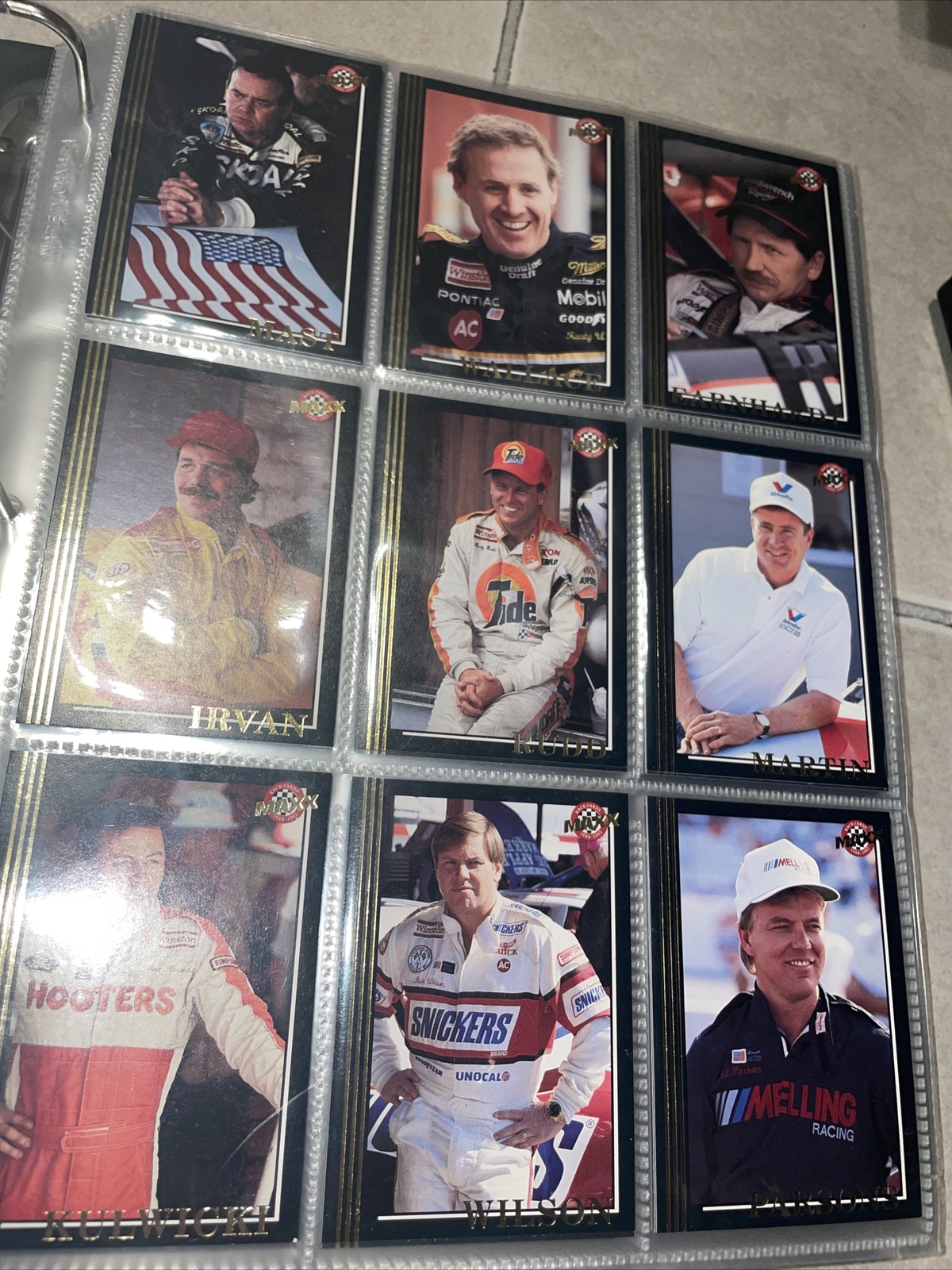 1988-1992 5th Anniversary Edition Maxx Racing Cards Complete Set ~ 300 ...